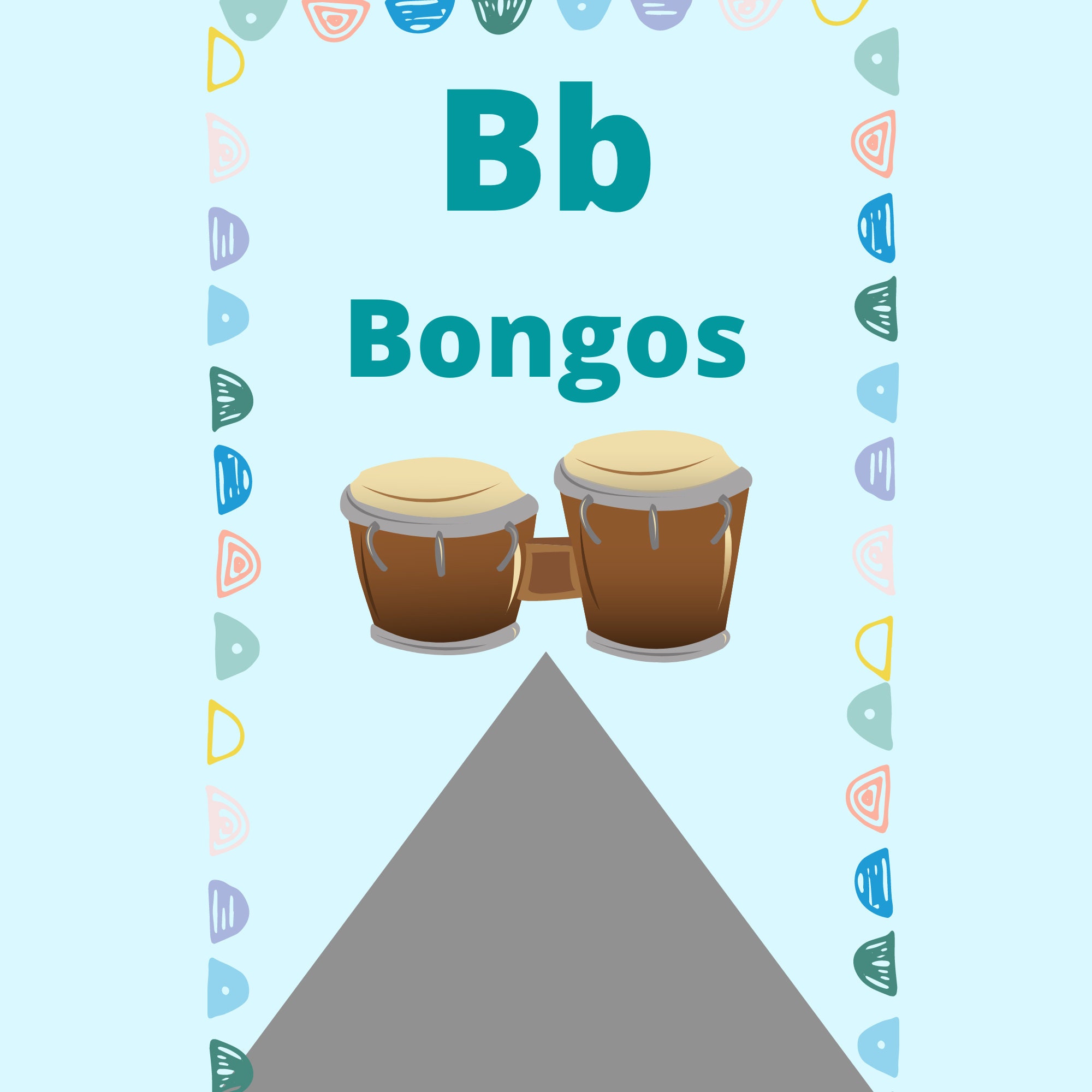 Musical Instruments Alphabet Banner Elementary Music - Etsy