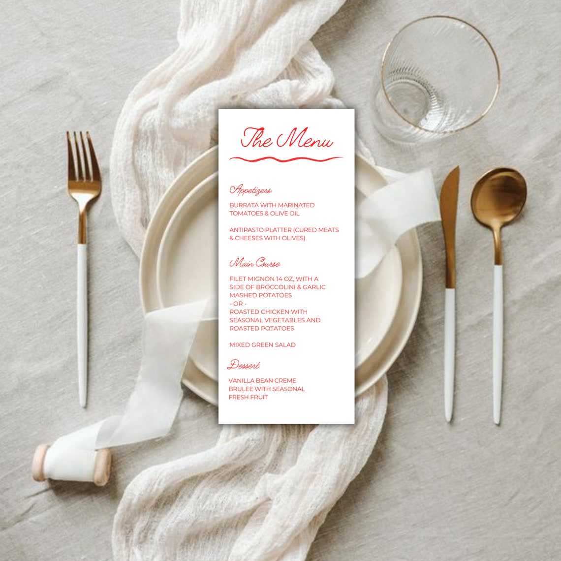 Italian Menu Card, Ciao Bambina Baby Shower, Menu Card for Baby Shower ...