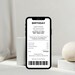 Editable Birthday Receipt Invitation Template (canva) - Etsy