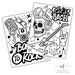 Bad Two the Bone Theme Coloring Pages, Rock and Roll Birthday Coloring ...