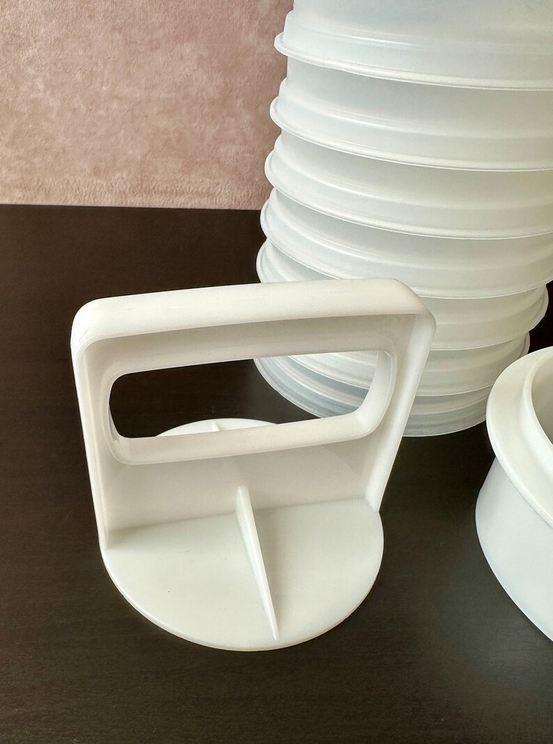Tupperware Hamburger Press and Storage Vintage Vtg Retro Mid Century ...