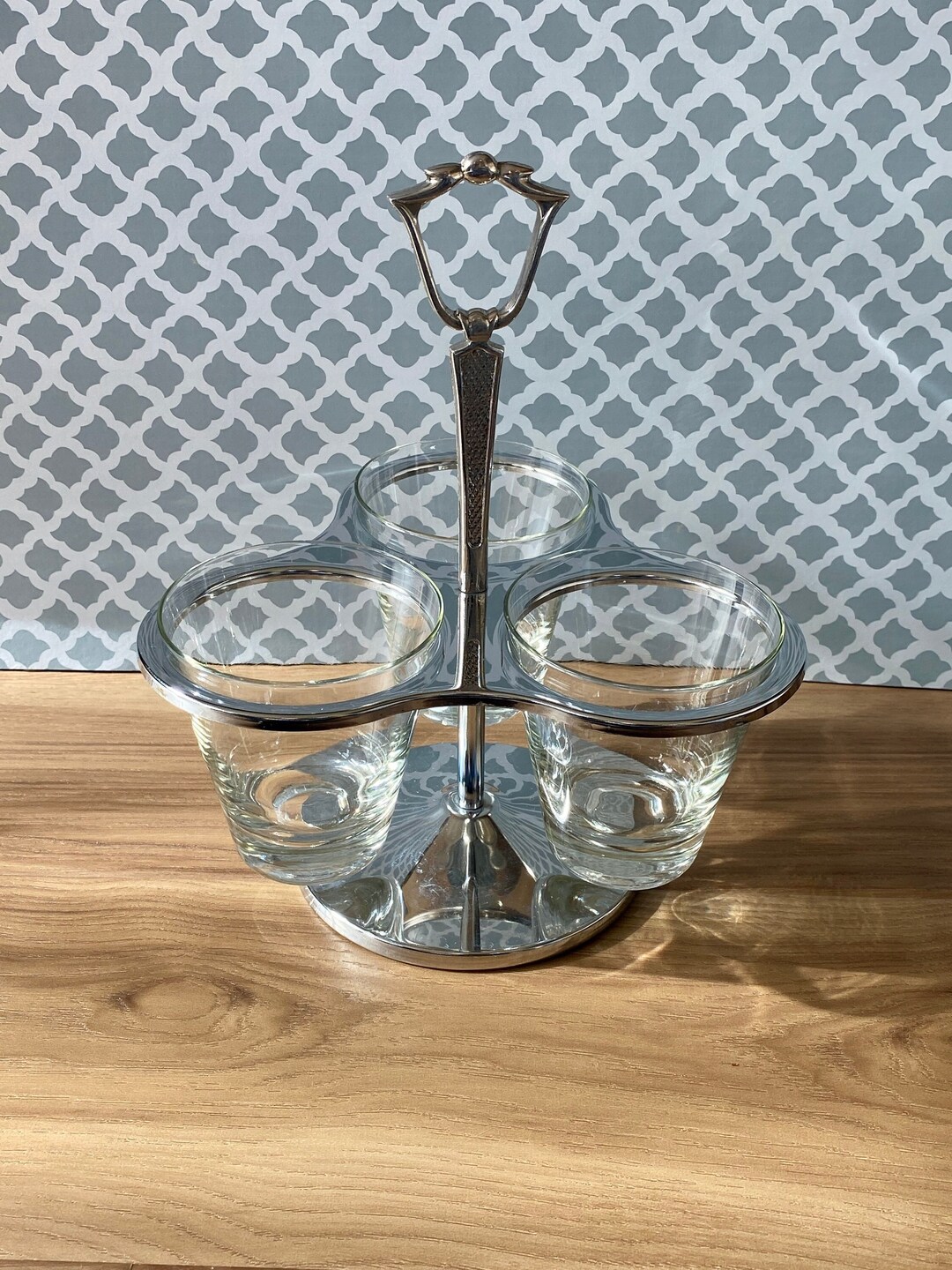 Vintage Kromex Spinning Condiment Server; Vintage; MCM; Mid Century ...