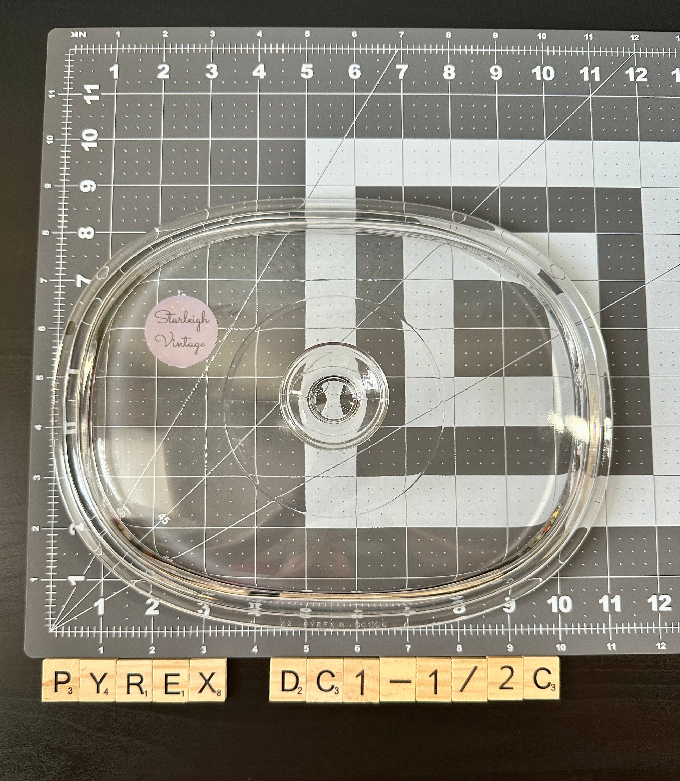 Corning DC1-1/2C Large Replacement Lid (fits Corning F-2-B/2.5 Quart ...