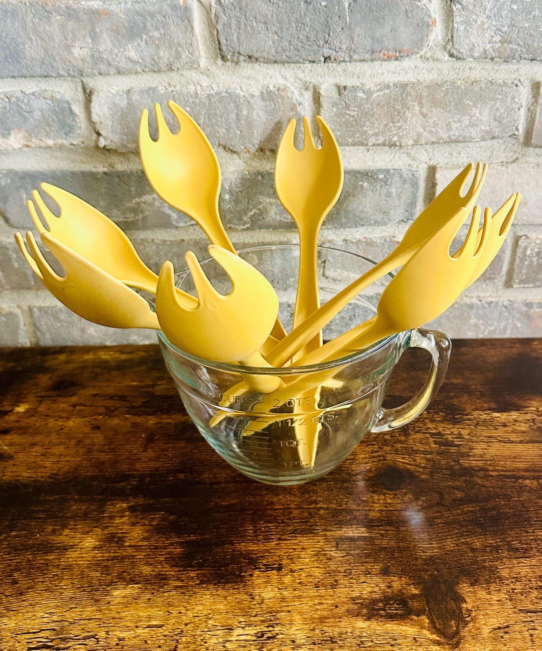 Tupperware Serving Utensil Harvest Gold Spoon/fork(sold Separately ...