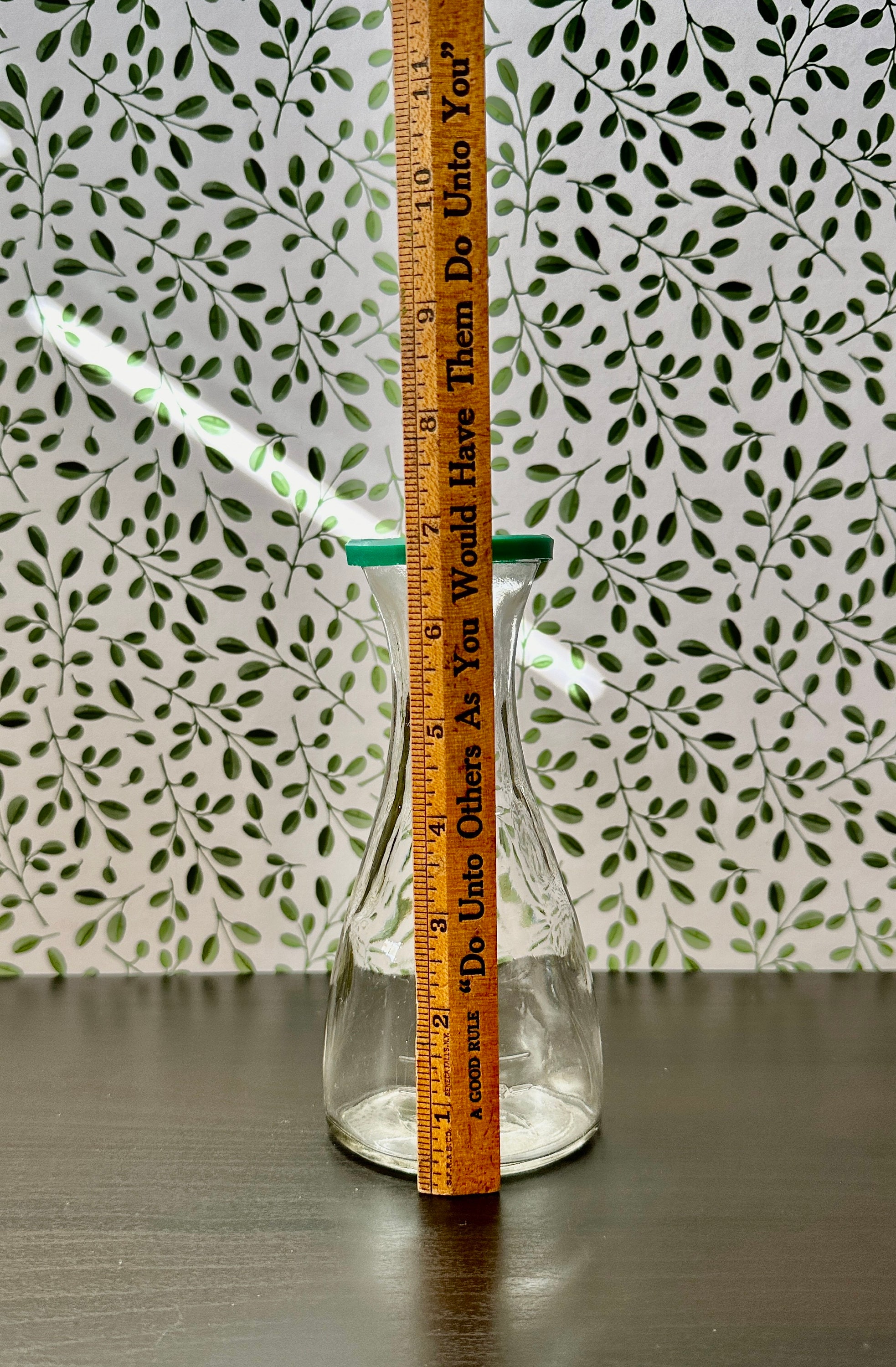 Good Seasons Glass Cruet With Green Plastic Lid Vintage MCM Mid Century ...
