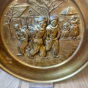 Vintage Peerage Brass Plate Wall Decor Made in England Pearson Page ...