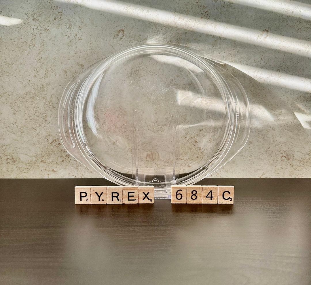 Pyrex/corning 684-C Glass Lid Replacement Glass Lids - Etsy
