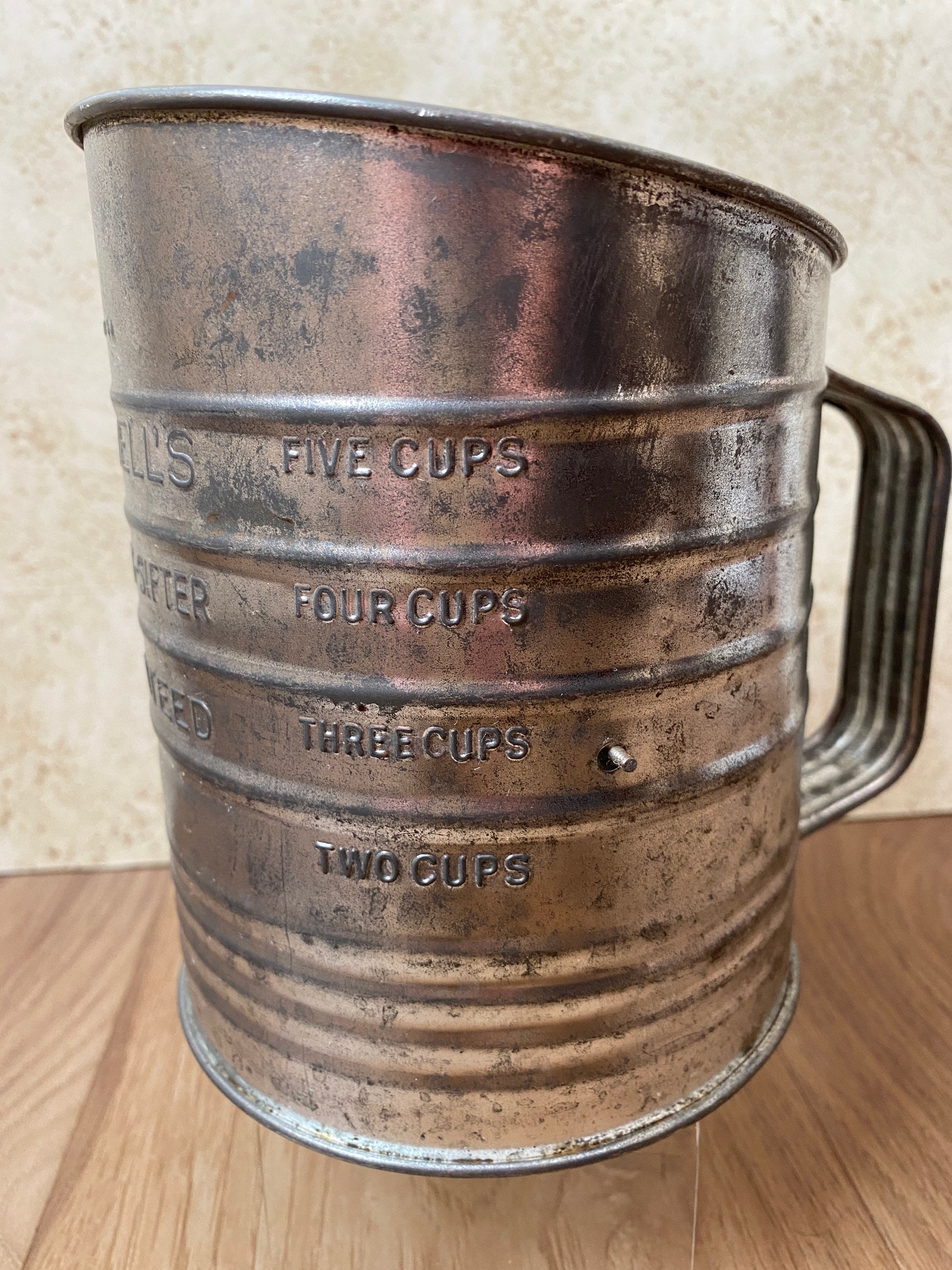 Bromwell's 5-cup Measuring Aluminum Hand Sifter Vintage - Etsy