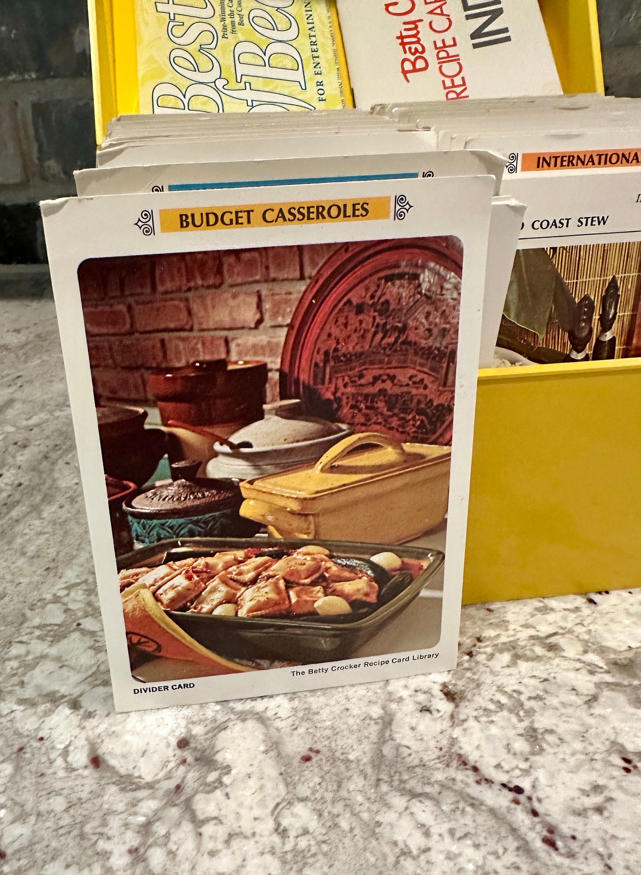 1971 the Betty Crocker Recipe Card Library; Vintage; Vtg; Retro; MCM ...