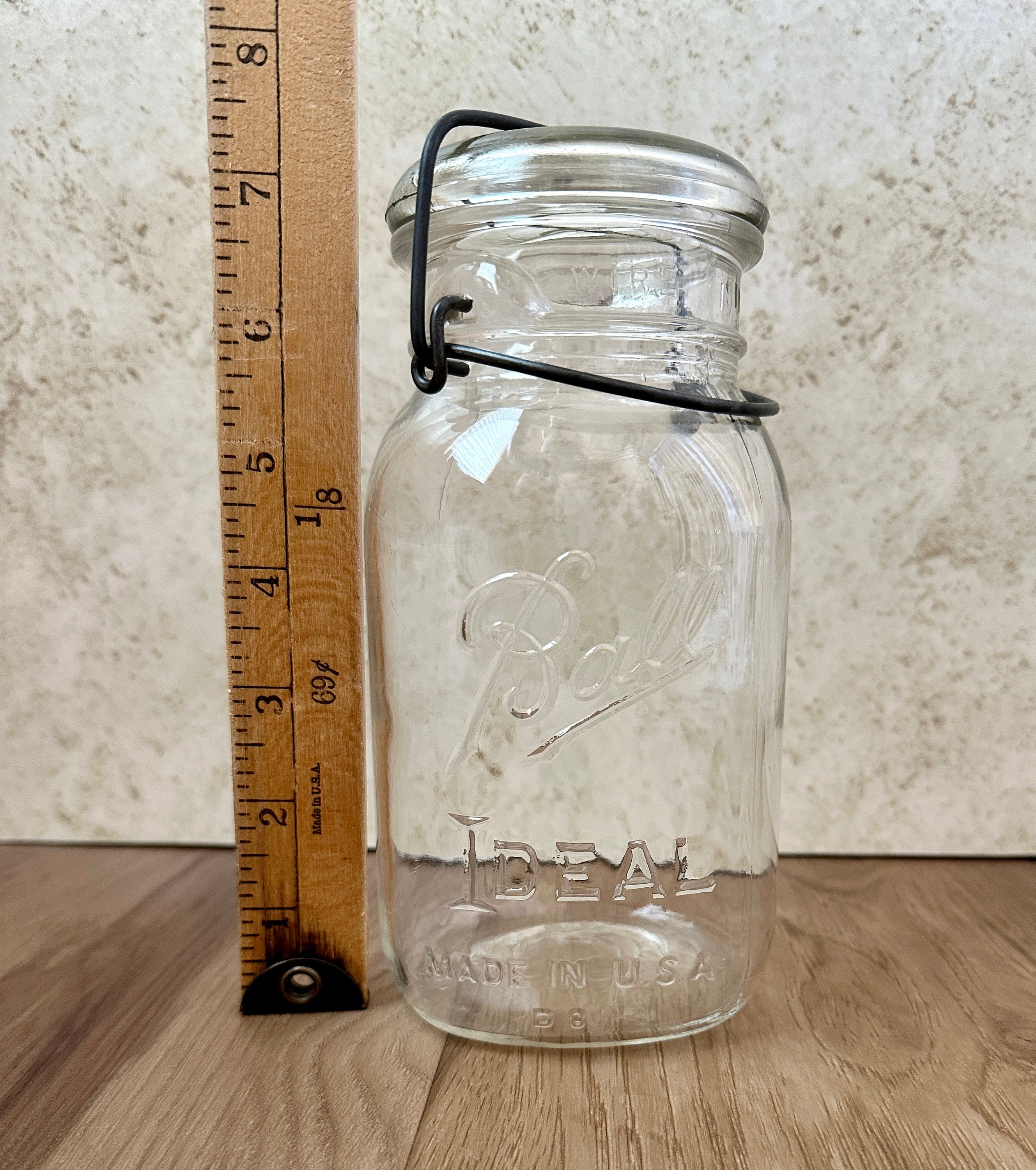 Ball Lightning IDEAL Mason Bail Wire Canning Jar Vintage Vtg Canning ...