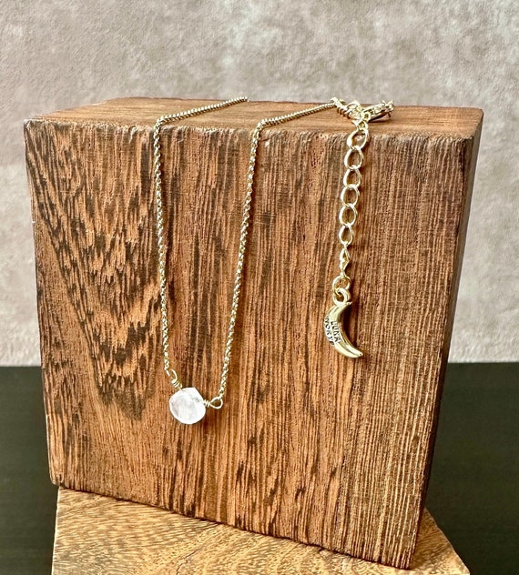 Luna norte rose quartz necklace store