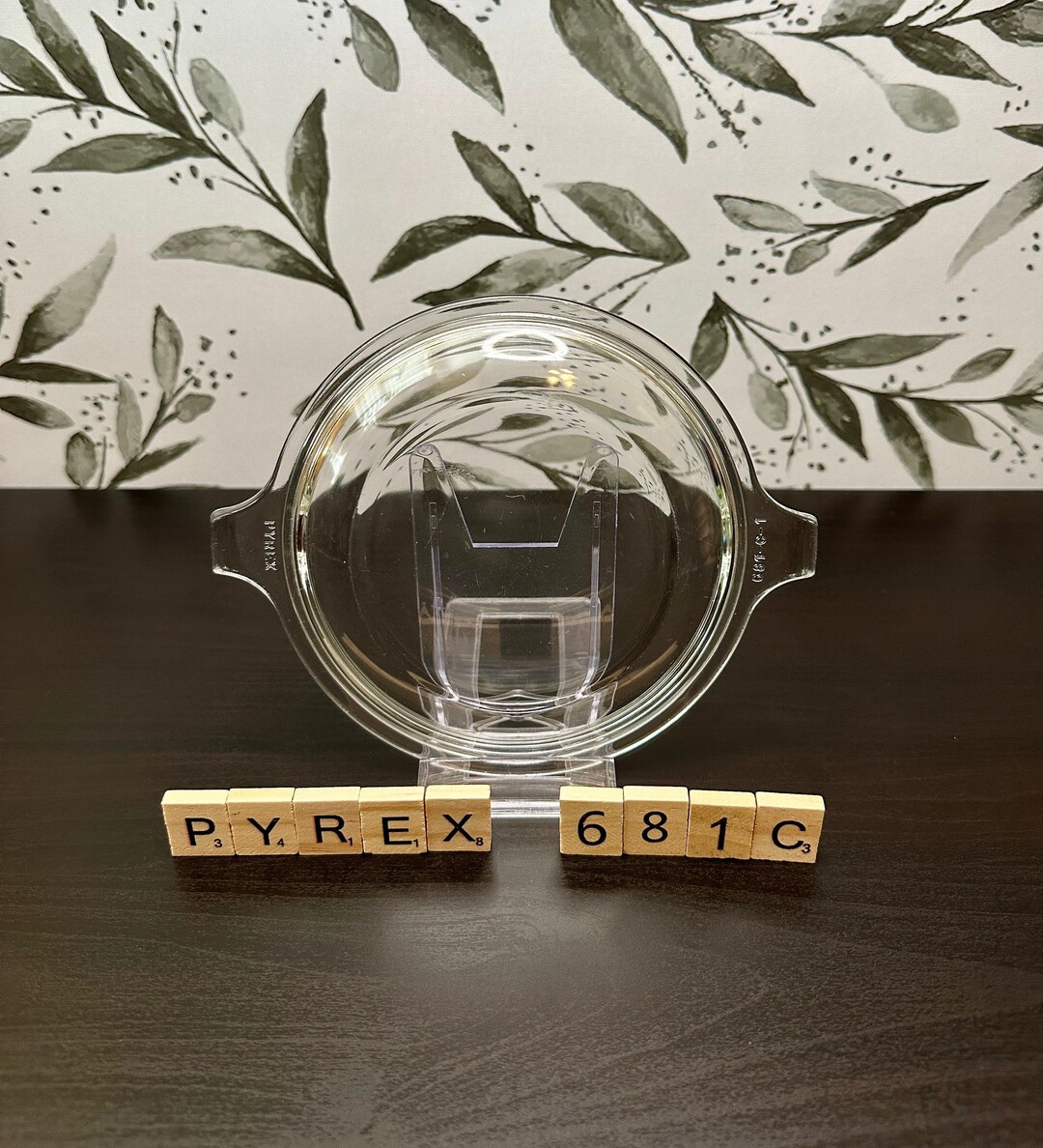 Pyrex/corning 681-C Round Glass Lid Vintage Vtg Retro Mid Century ...