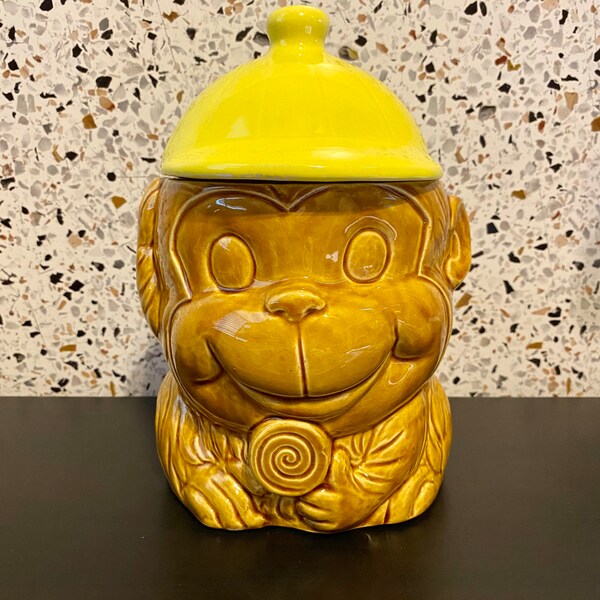 Monkey Cookie Jar - Etsy