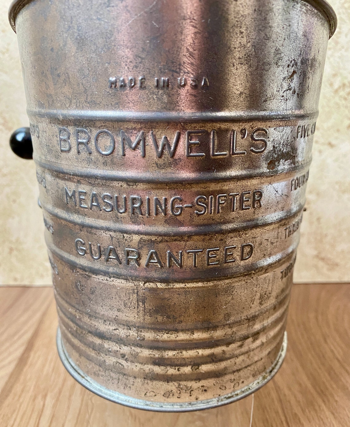 Bromwell's 5-cup Measuring Aluminum Hand Sifter Vintage - Etsy