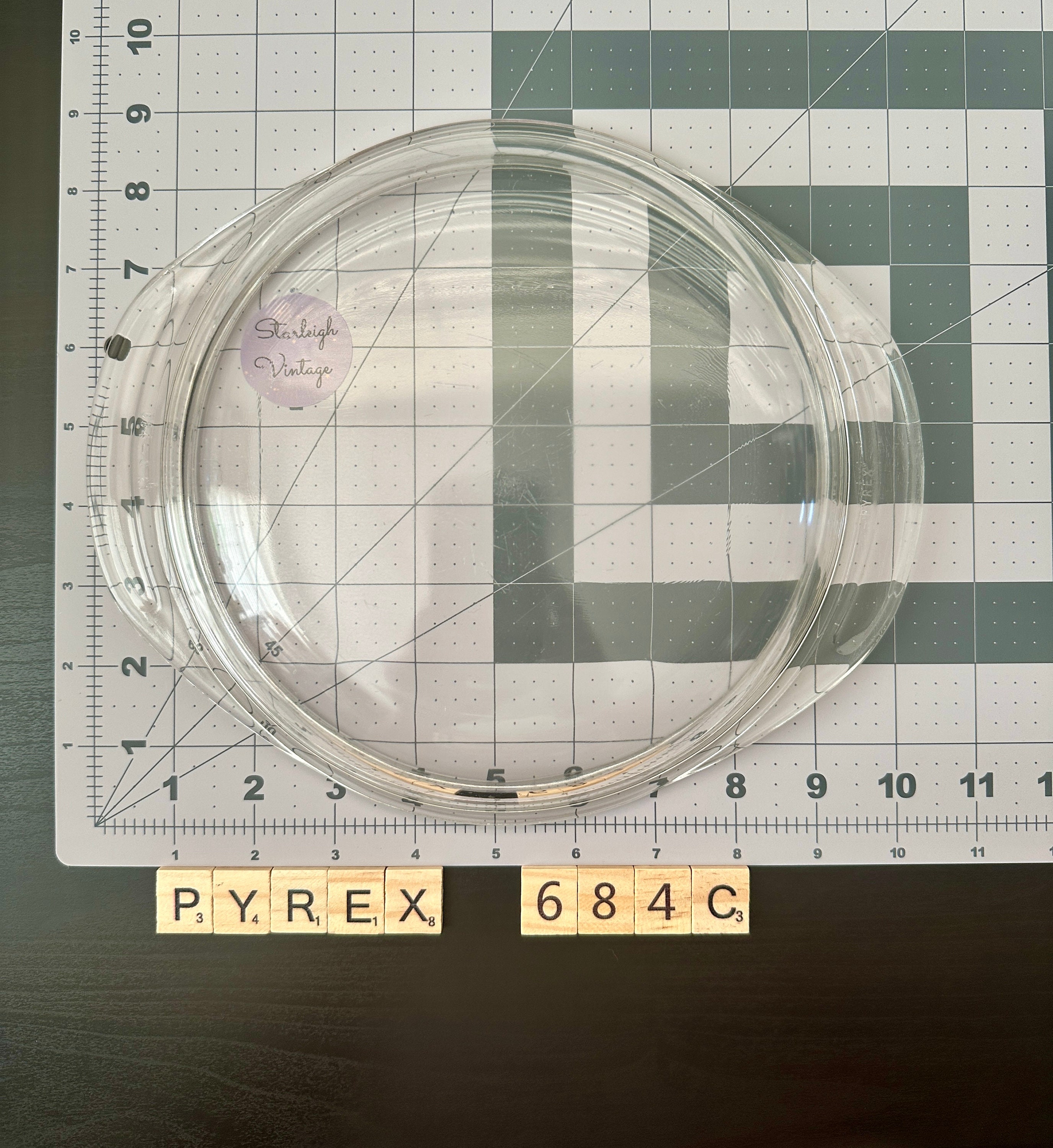 Pyrex 684-C Replacement Lid (fits Pyrex Dish 024/2 Quart Dish); Vintage ...