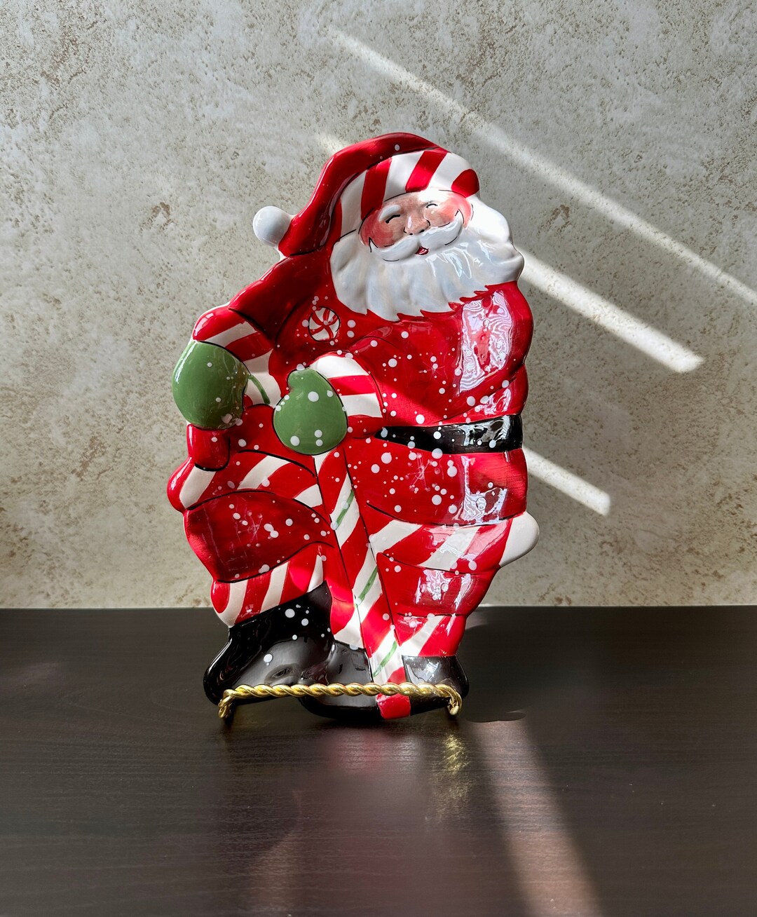 Susan Winget Certified International Santa Christmas Plate Vintage Vtg ...