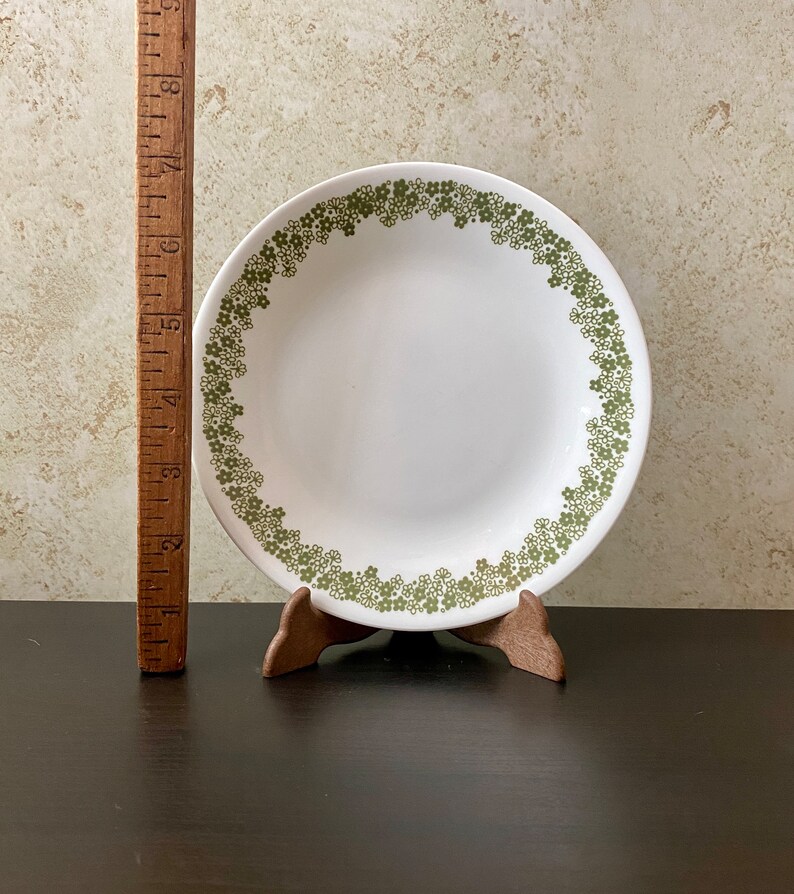 Corelle Corningware Spring Blossom Green Vintage Vtg Retro Crazy Daisy ...