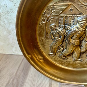 Vintage Peerage Brass Plate Wall Decor Made in England Pearson Page ...