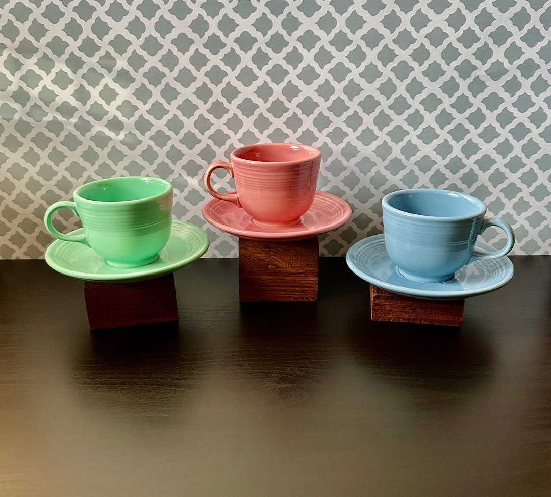 Fiesta Cup and Saucer Set Retired Colorseach Set Sold Separately by ...