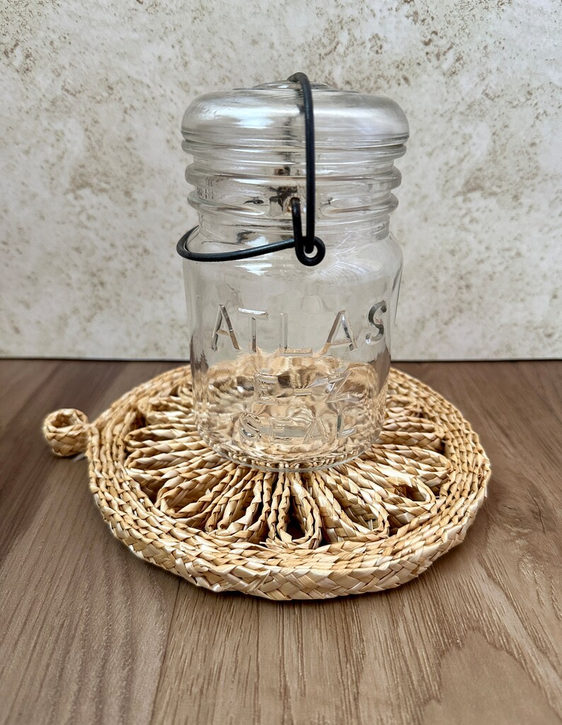 Hazel Atlas Lightning E-Z Seal Bail Wire Canning Jar Vintage - Etsy