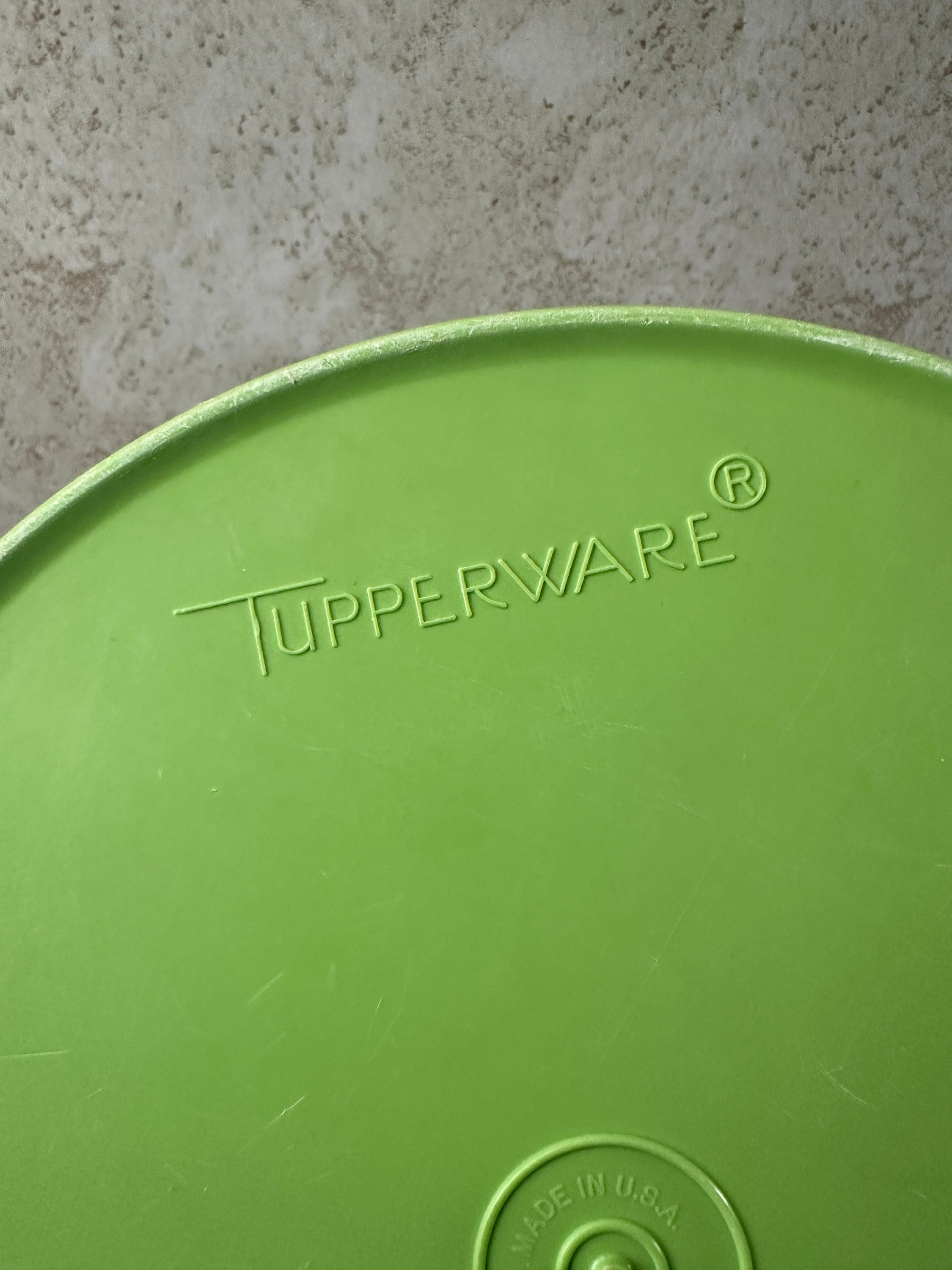 Tupperware Stacking Canister 8 Cup Apple Green 1204 Vintage Vtg Retro ...