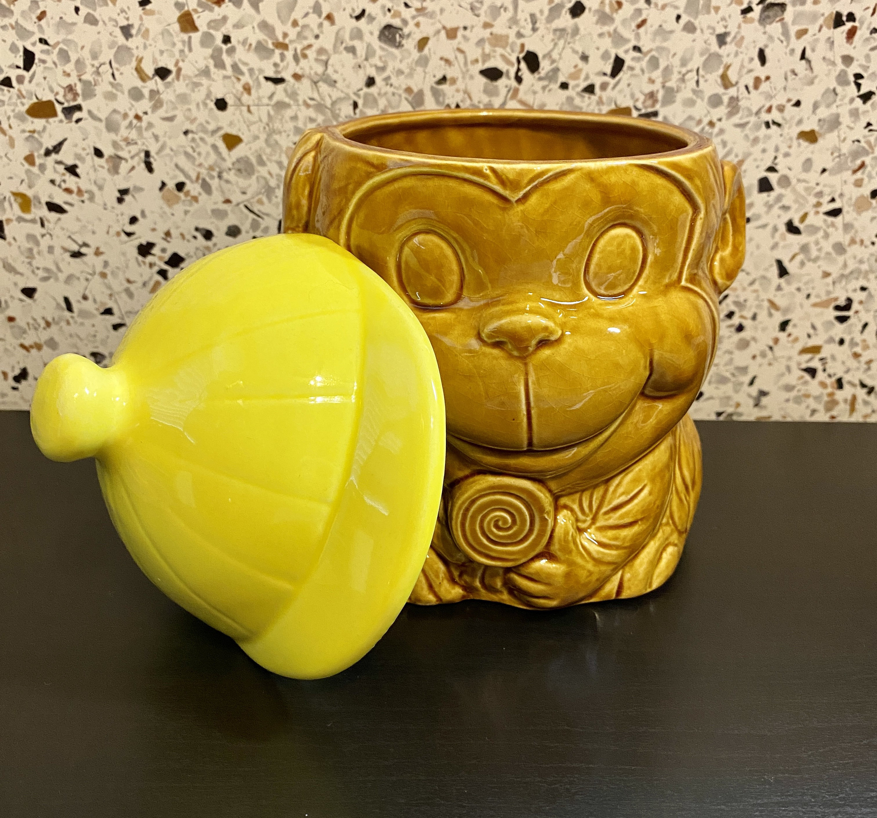 Vintage Monkey Cookie Jar Vtg Japan MCM Mid Century Modern Retro Unique ...
