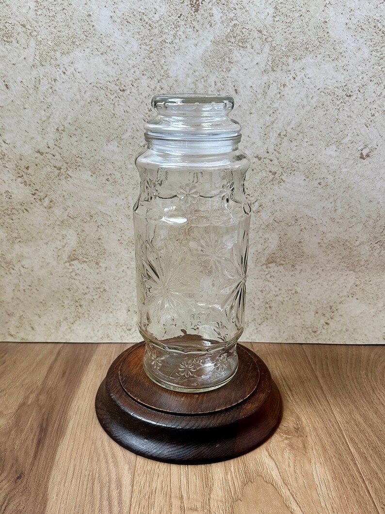 1980 Planters Peanuts Glass Jar Vintage Vtg Retro Collectible Glass ...