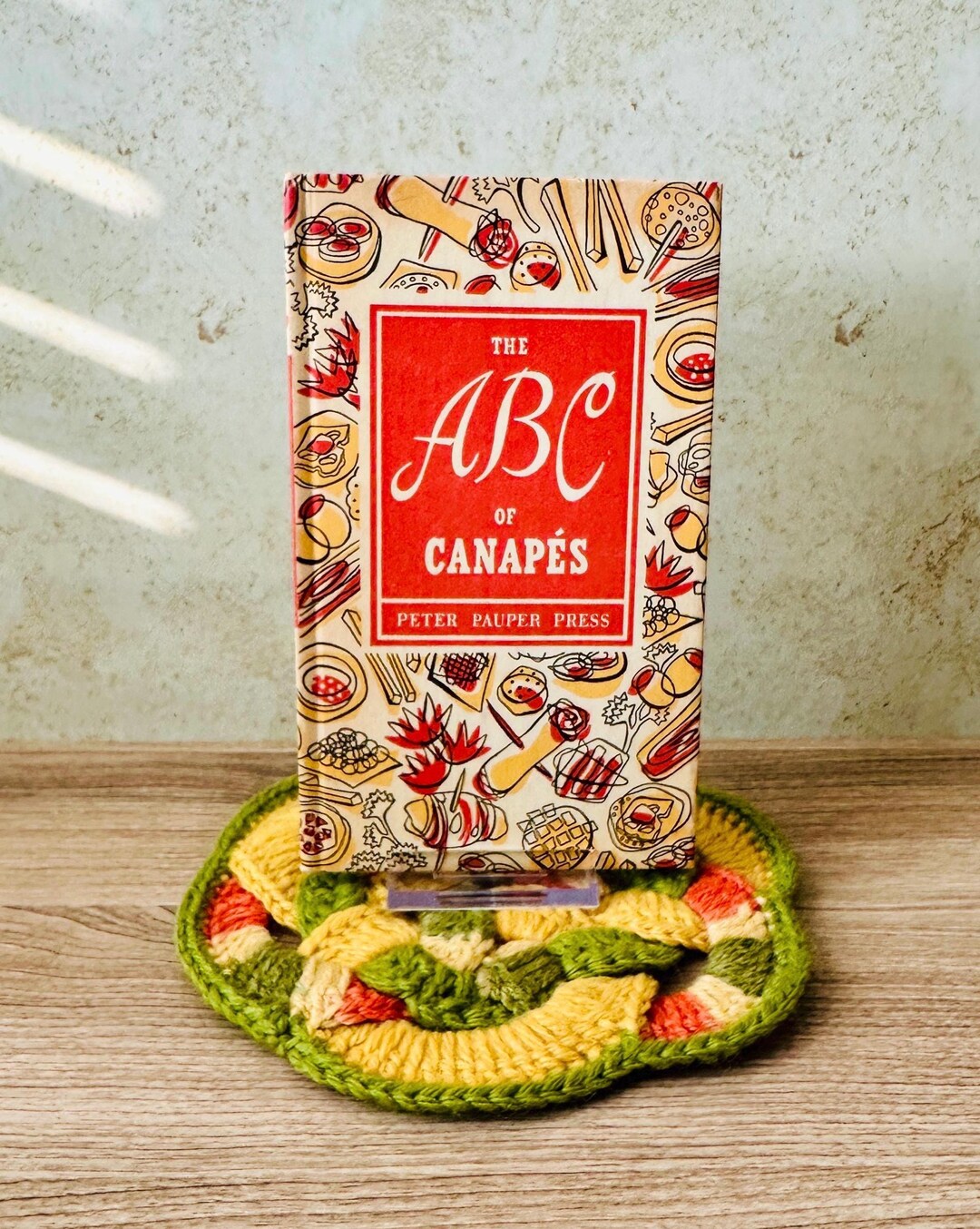 1953 the ABC of Canapés Cookbook; Peter Pauper Press Books; Appetizer ...