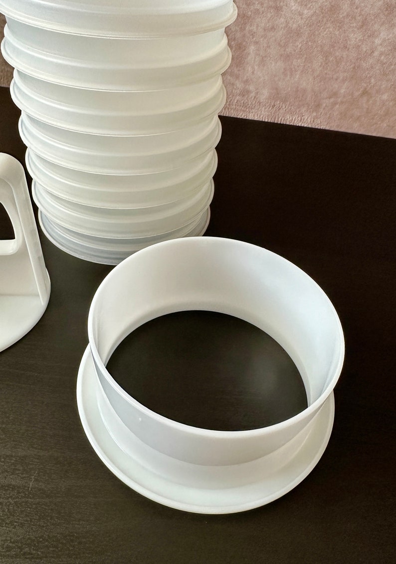 Tupperware Hamburger Press and Storage Vintage Vtg Retro Mid Century ...