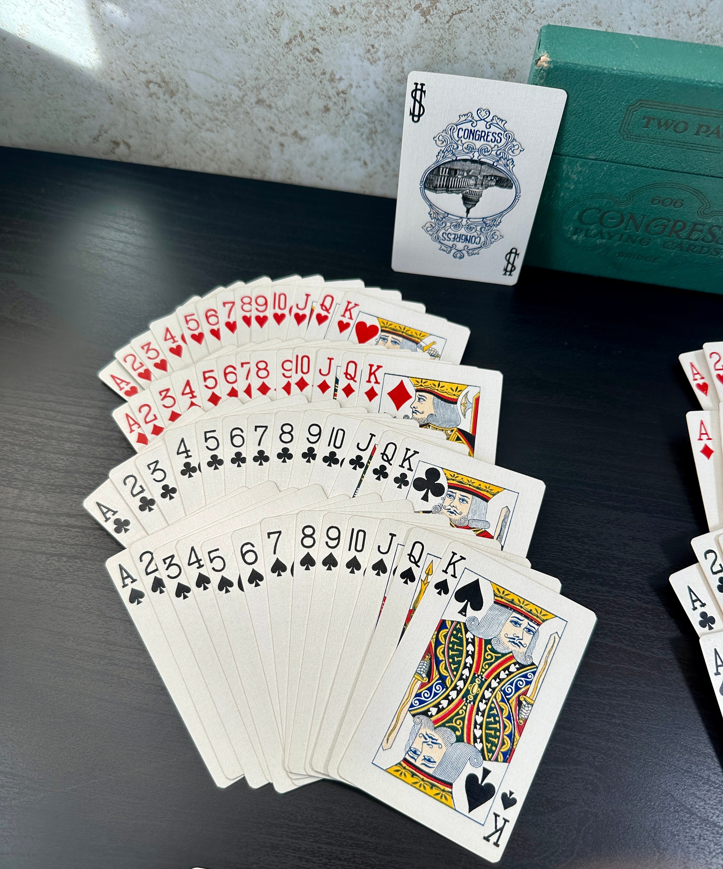 1920s Congress Playing Cards Two Deck Bridge Set Antique Vintage Vtg Retro Vintage Games Retro ...