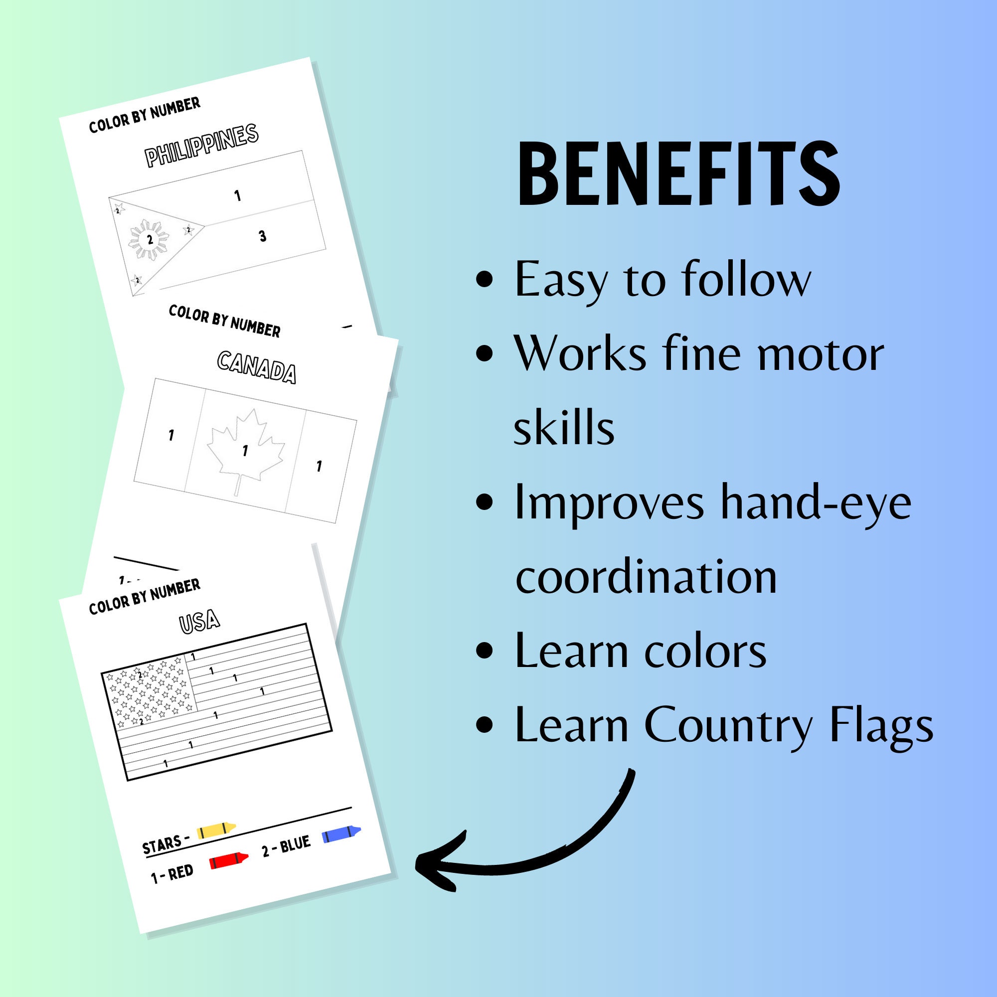 Color by Number for Kids Color by Number Printables Color by Number ...