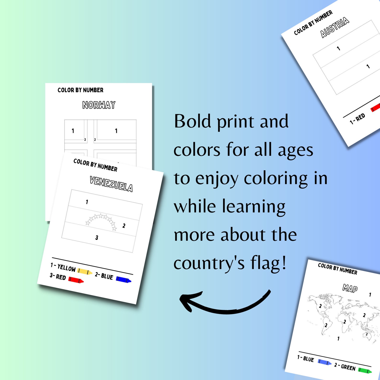 Color by Number for Kids Color by Number Printables Color by Number ...