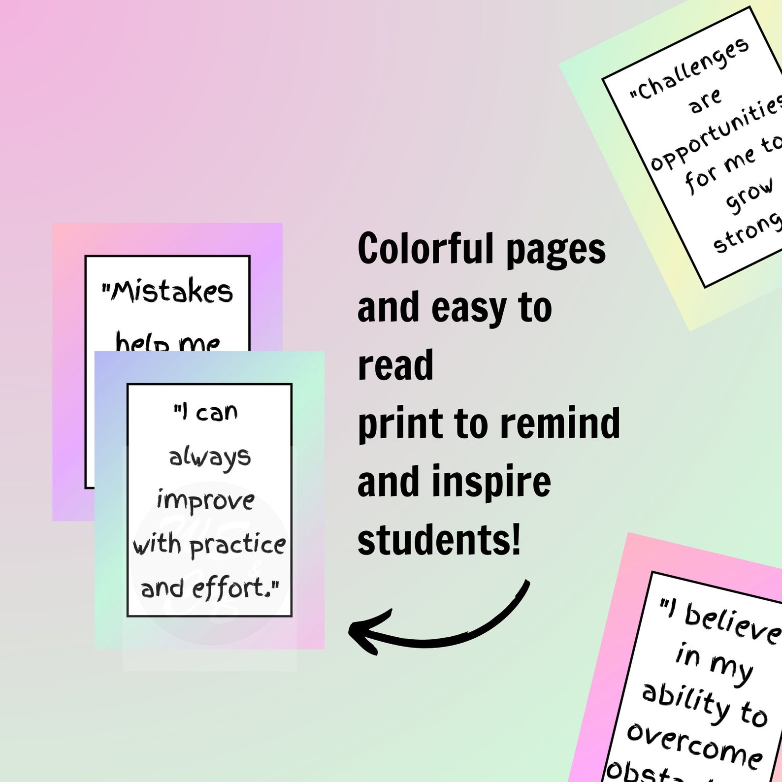 Growth Mindset Poster Growth Mindset Classroom Poster Mindset Poster ...