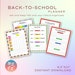 Back to School Planner Pages Back to School Planner Pdf Printable ...