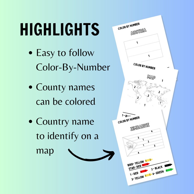 Color by Number for Kids Color by Number Printables Color by Number ...