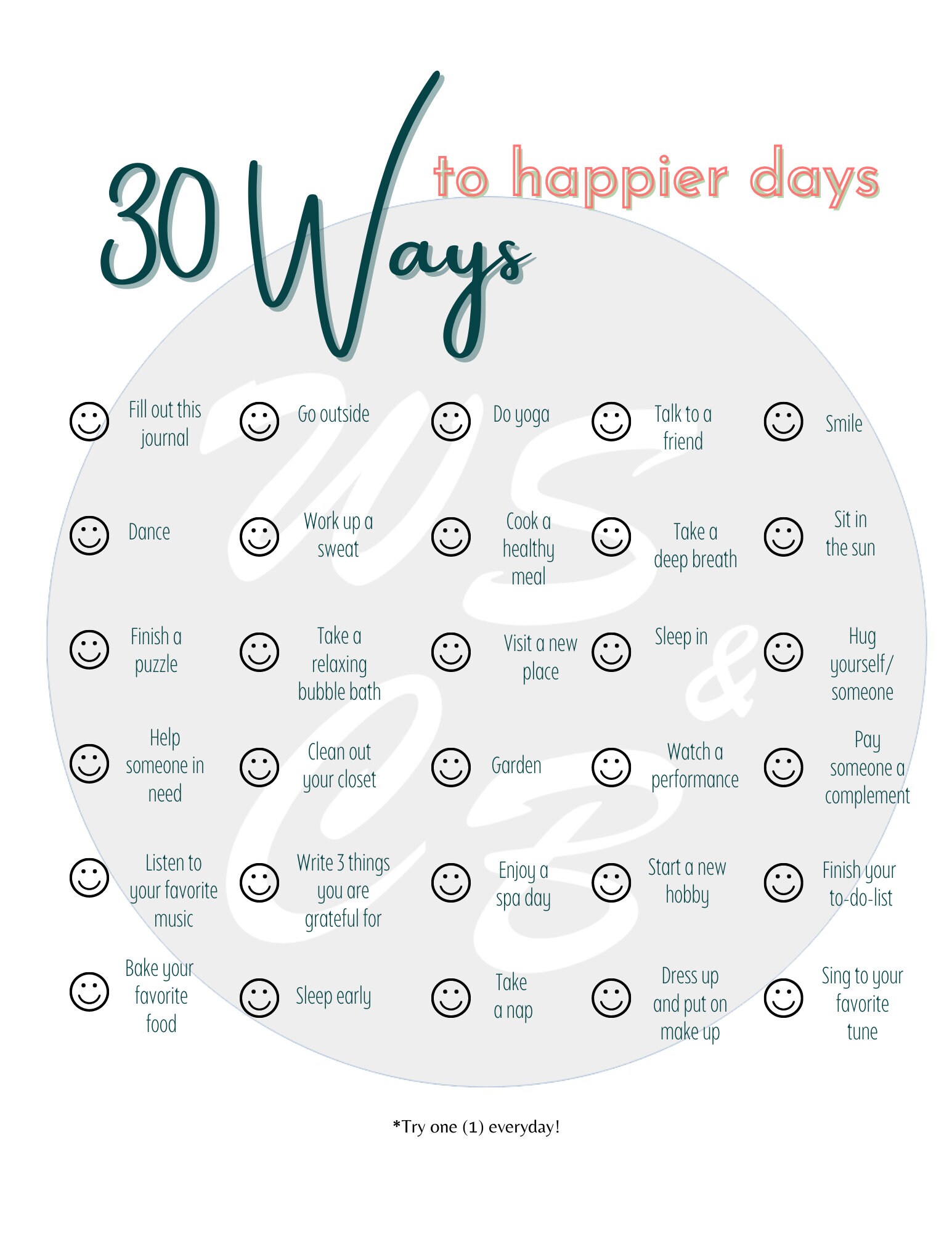 Mindfulness Journal - Mindfulness Worksheets - Self-care Journal - 30 ...