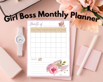 Girl Boss Calendar - Etsy UK