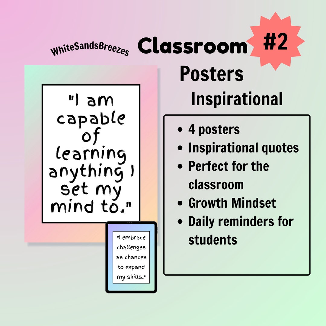 Growth Mindset Poster Growth Mindset Classroom Poster Mindset Poster ...