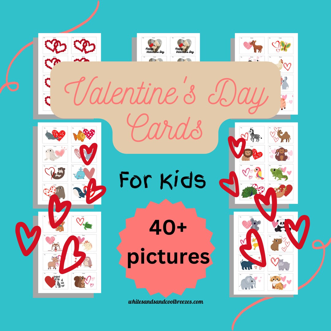 Classroom Valentines Day Cards for Kids Valentines Day Cards for Kids ...