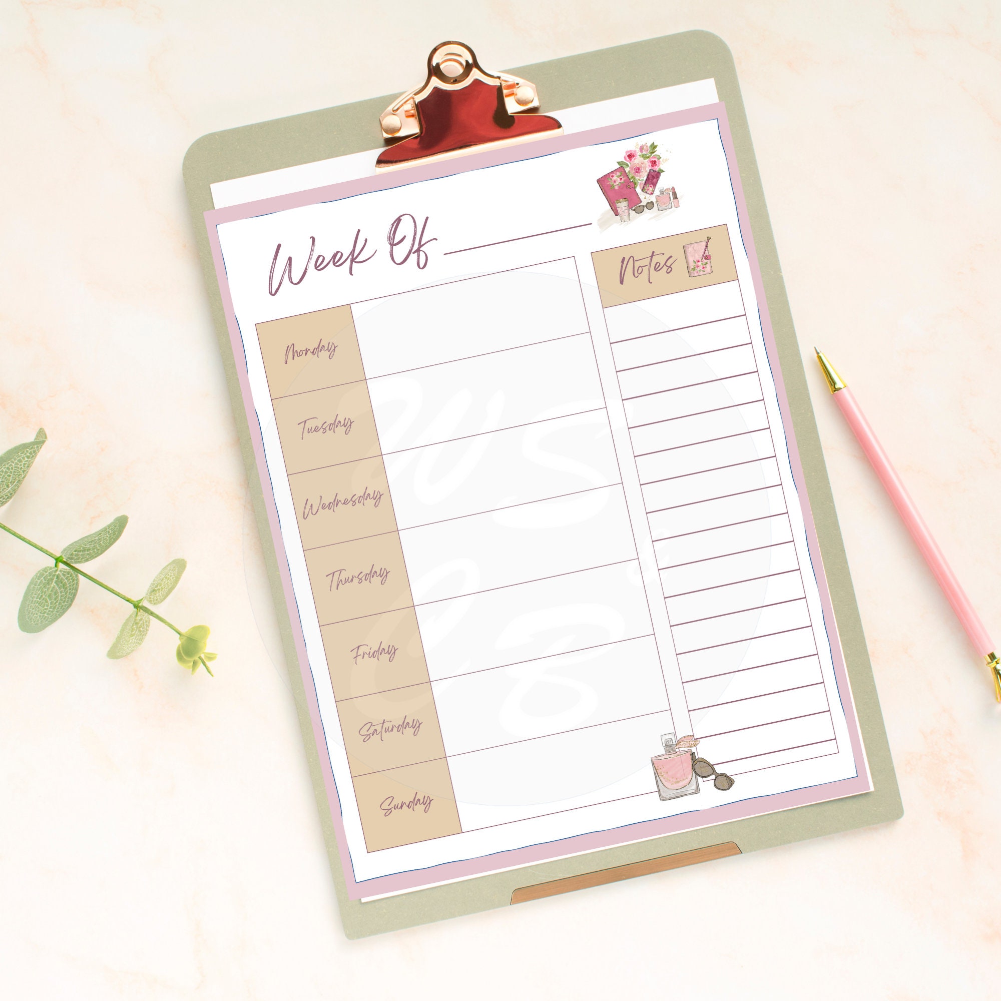 Girl Boss Planner Printable - Girl Boss Weekly Planner - Girl Boss ...