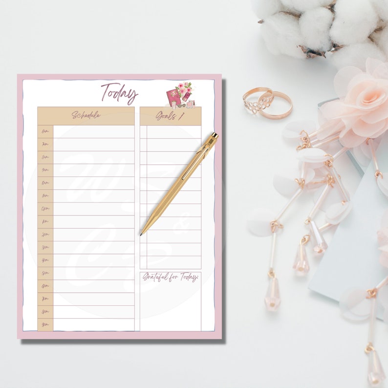 Girl Boss Planner Printable - Girl Boss Day Planner - Girl Boss Planner ...