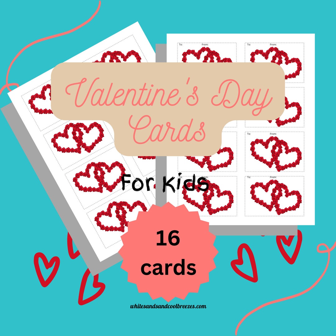 Classroom Valentines Day Cards for Kids Valentines Day Cards for Kids ...