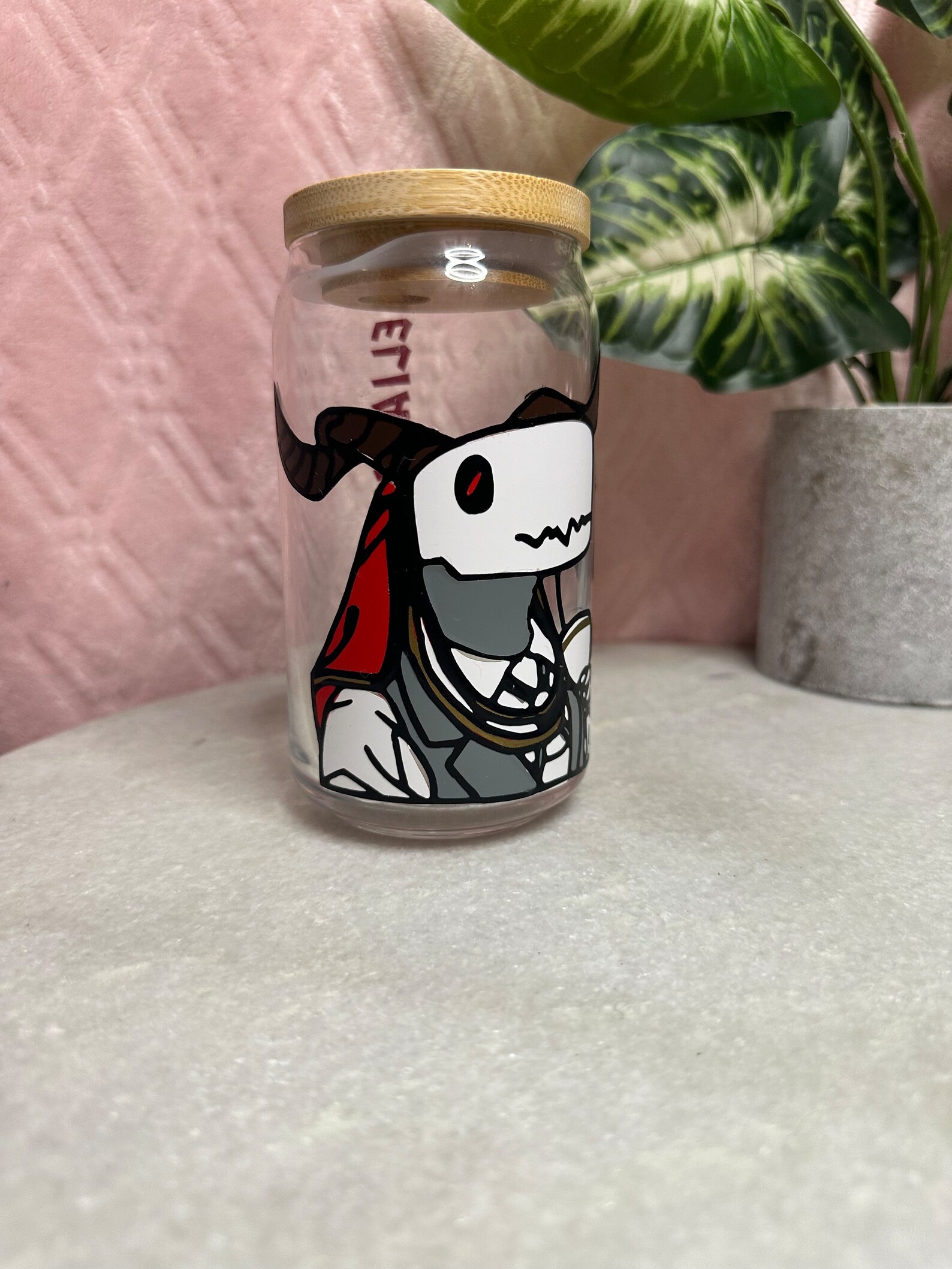 Custom Anime Beercan Glass| With Lid and Straw| Anime Show Cup ...
