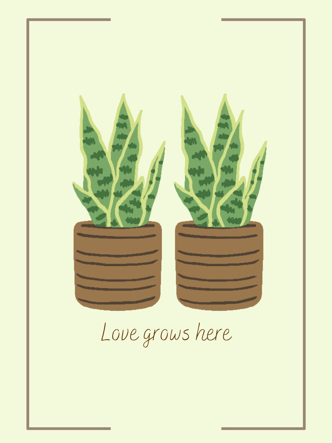 Set of 3 Printable Digital Art **digital Copy Only** | Succulent Themed ...