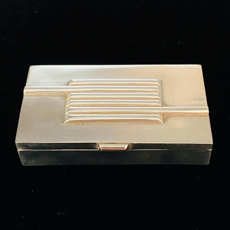 Pill Box Large Art Deco - Etsy UK