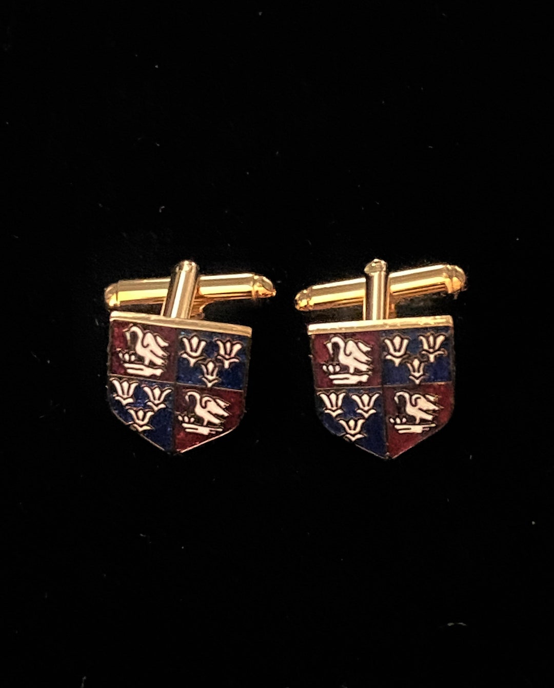 Vintage Enamel Cambridge University Corpus Christi College Cufflinks - Etsy