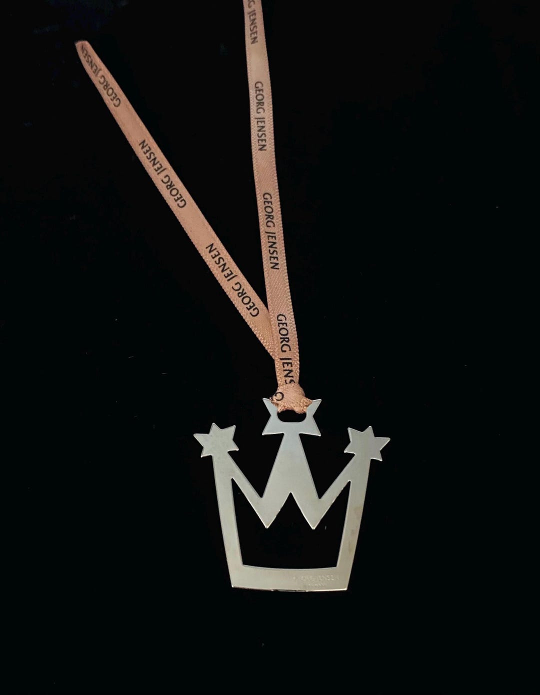 Signed Georg Jensen Palladium Plated Crown Christmas Tree Decoration - Etsy
