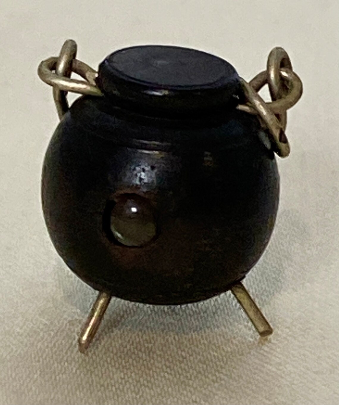 Antique Edwardian Miniature Stanhope Silver and Wooden Cooking Pot ...