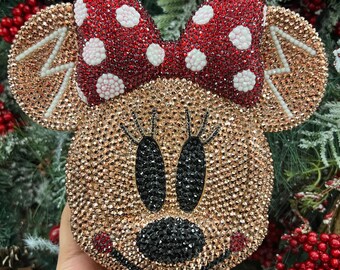 Minnie Mouse Rhinestone Crossbody Bag - Etsy