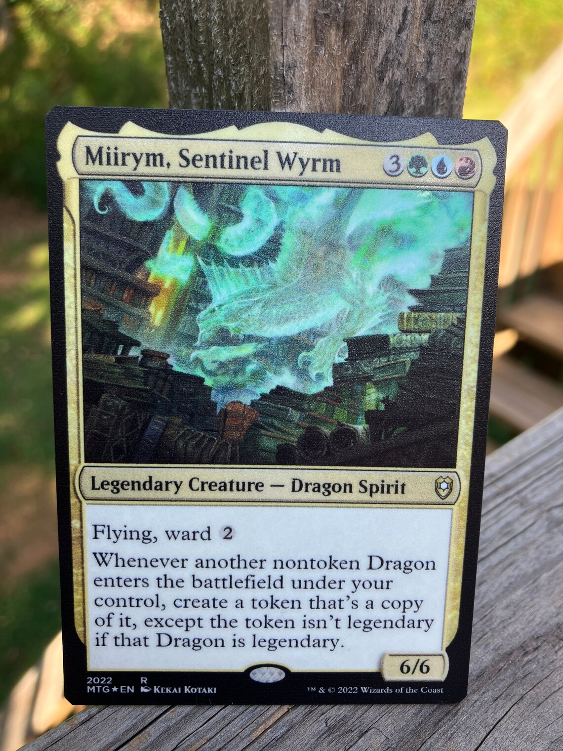 Miirym Sentinel Wyrm Double Sided Metal Proxy for Commander - Etsy